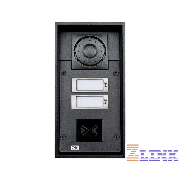 2N Helios IP Force - 2 Button + RFID Ready + 10W Speaker (9151102RW)