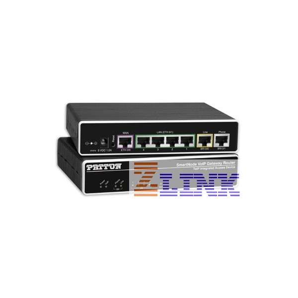 Patton SmartNode SN4524/JO/EUI 4 FXO VoIP 2x10/100baseT, H.323 and SIP ...