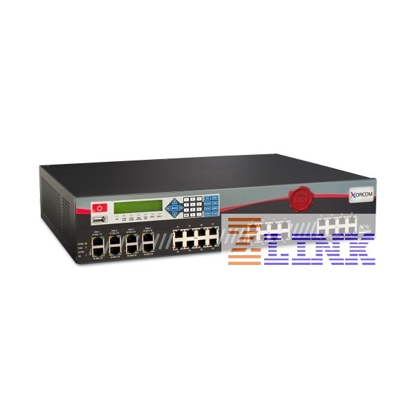 Xorcom CXE3000 IP PBX with CompletePBX - 8 BRI, 8 FXS, 2U Case (CXE3042)