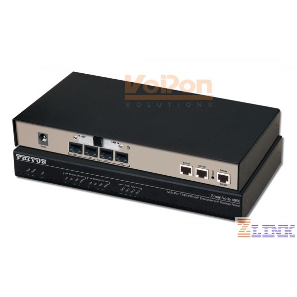 Patton SmartNode SN4951/4E30V/EUI 4 T1/E1/PRI 30 VoIP Channels High ...